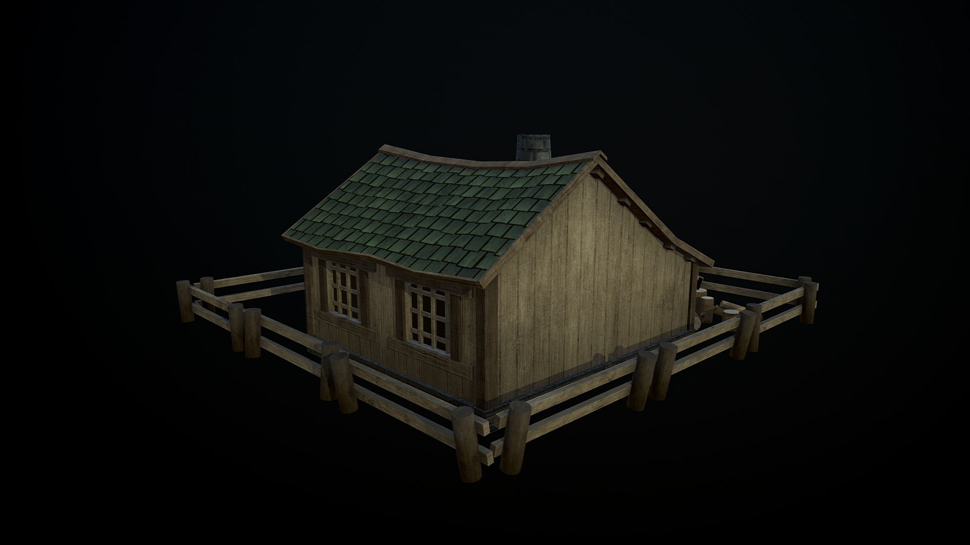 Lumberjack House 3D Model - TurboSquid 1715360