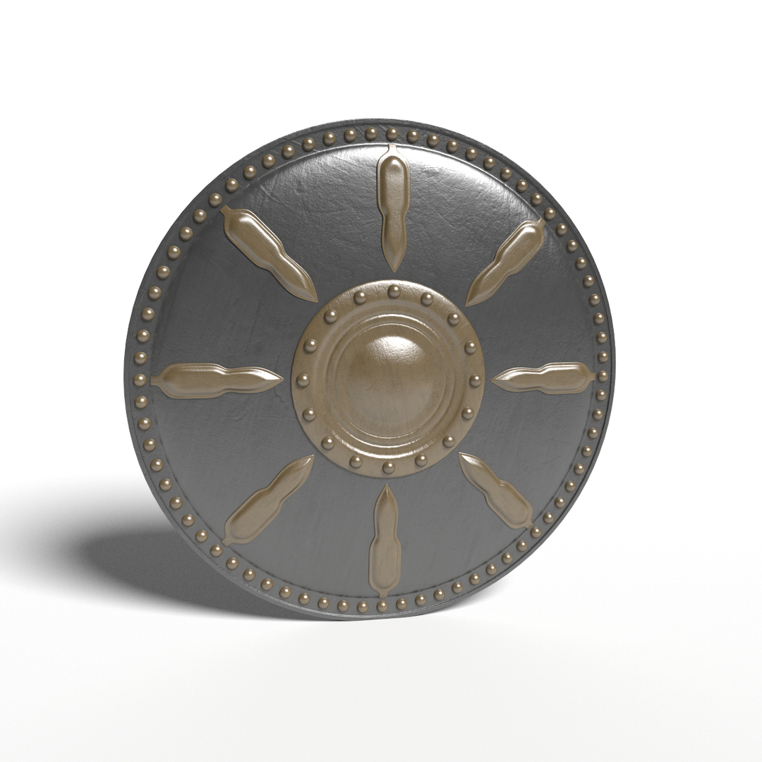 3d Model Gladiator Shield