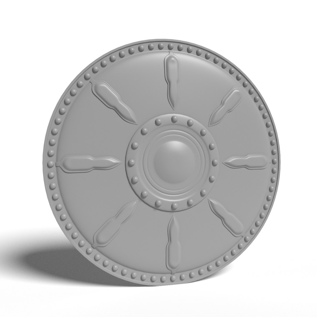 3d Model Gladiator Shield