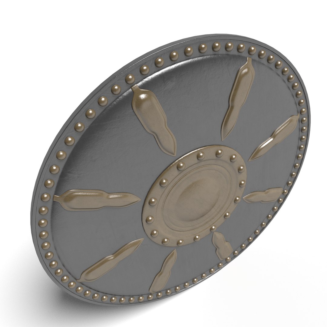 3d Model Gladiator Shield