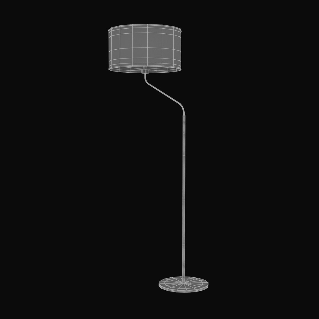 modern standing lamp 3d 3ds