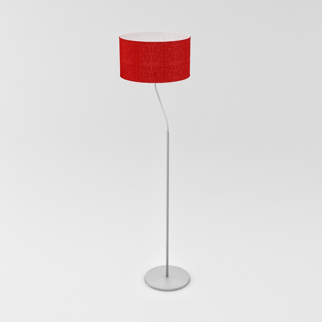 modern standing lamp 3d 3ds