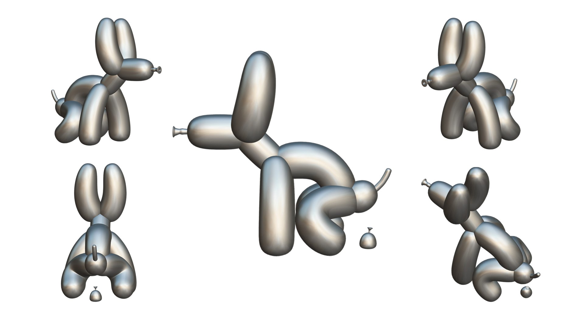 Pooping Balloon Sausage Dog 3D - TurboSquid 2135636