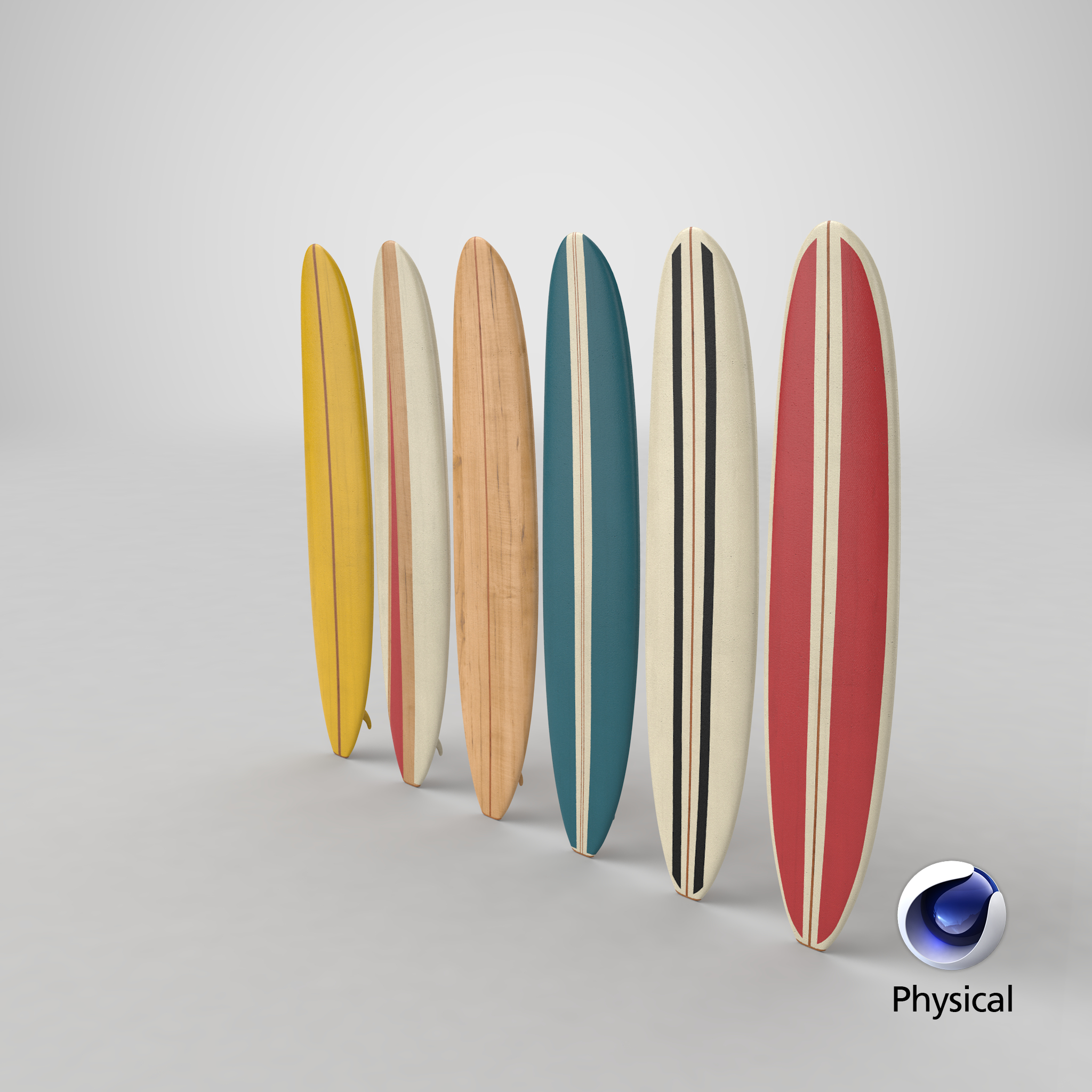 3d longboard surf board