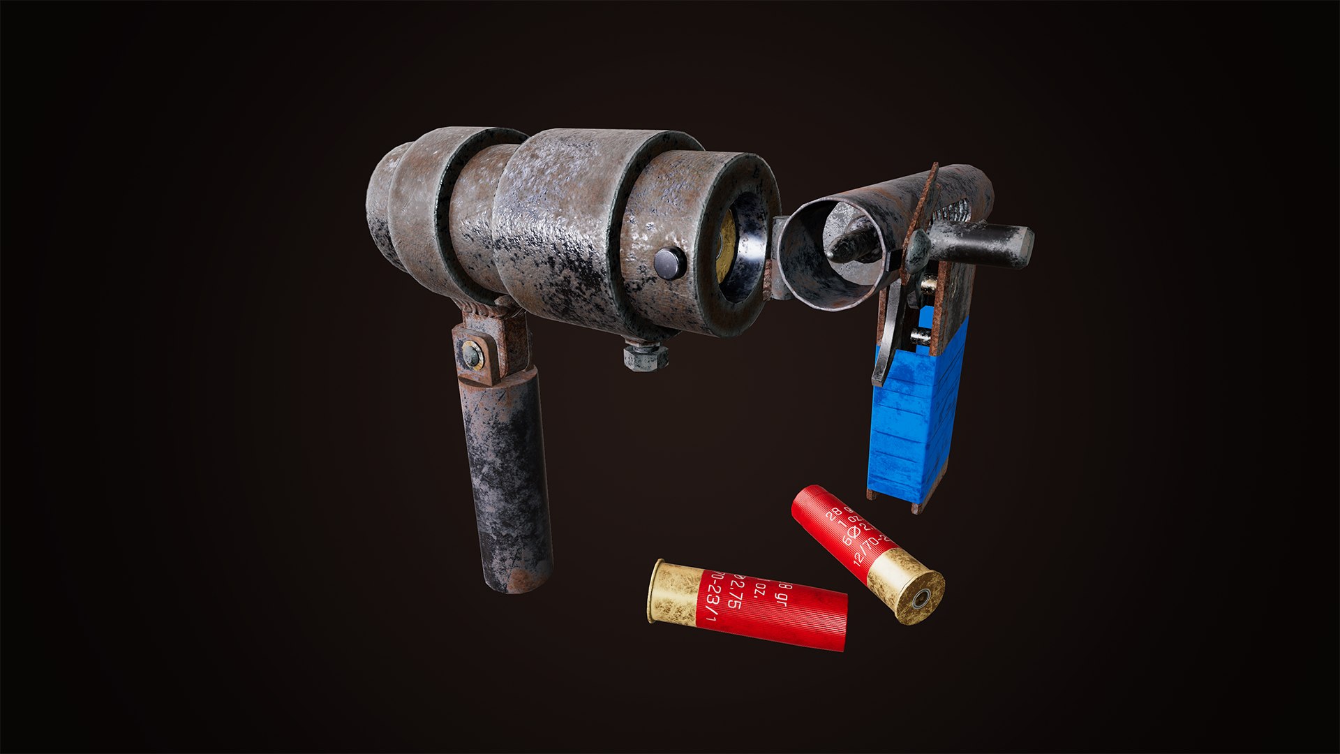 Self-Made Gun 3D Model - TurboSquid 1742416