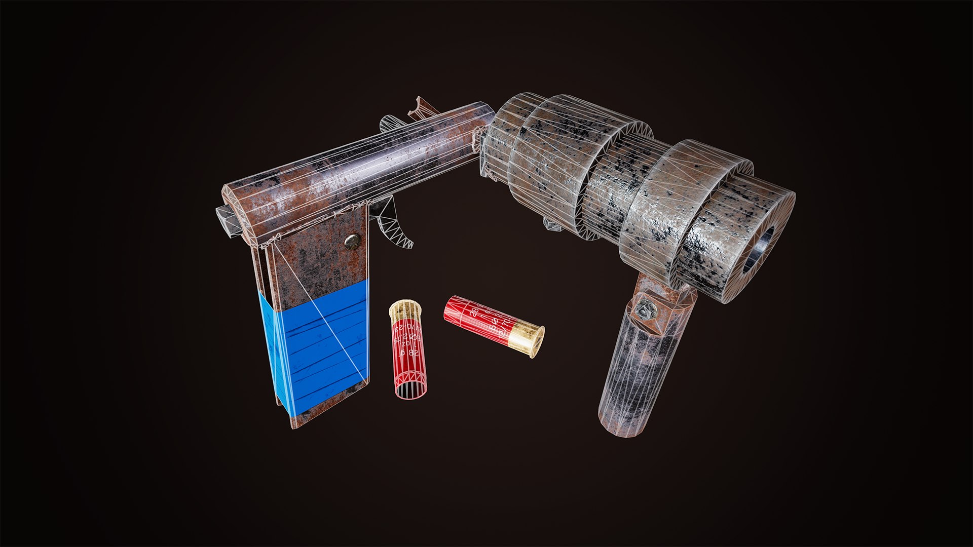 Self-Made Gun 3D Model - TurboSquid 1742416