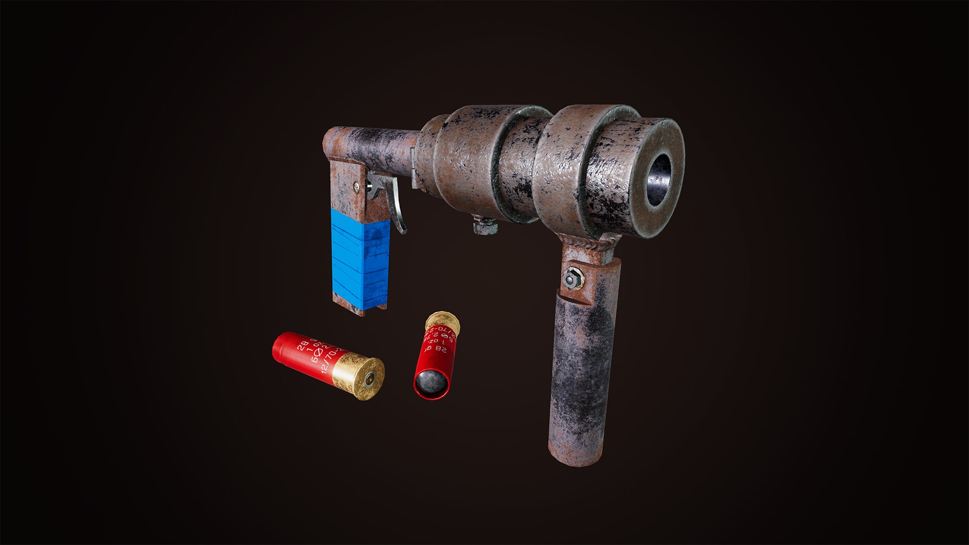Self-Made Gun 3D Model - TurboSquid 1742416