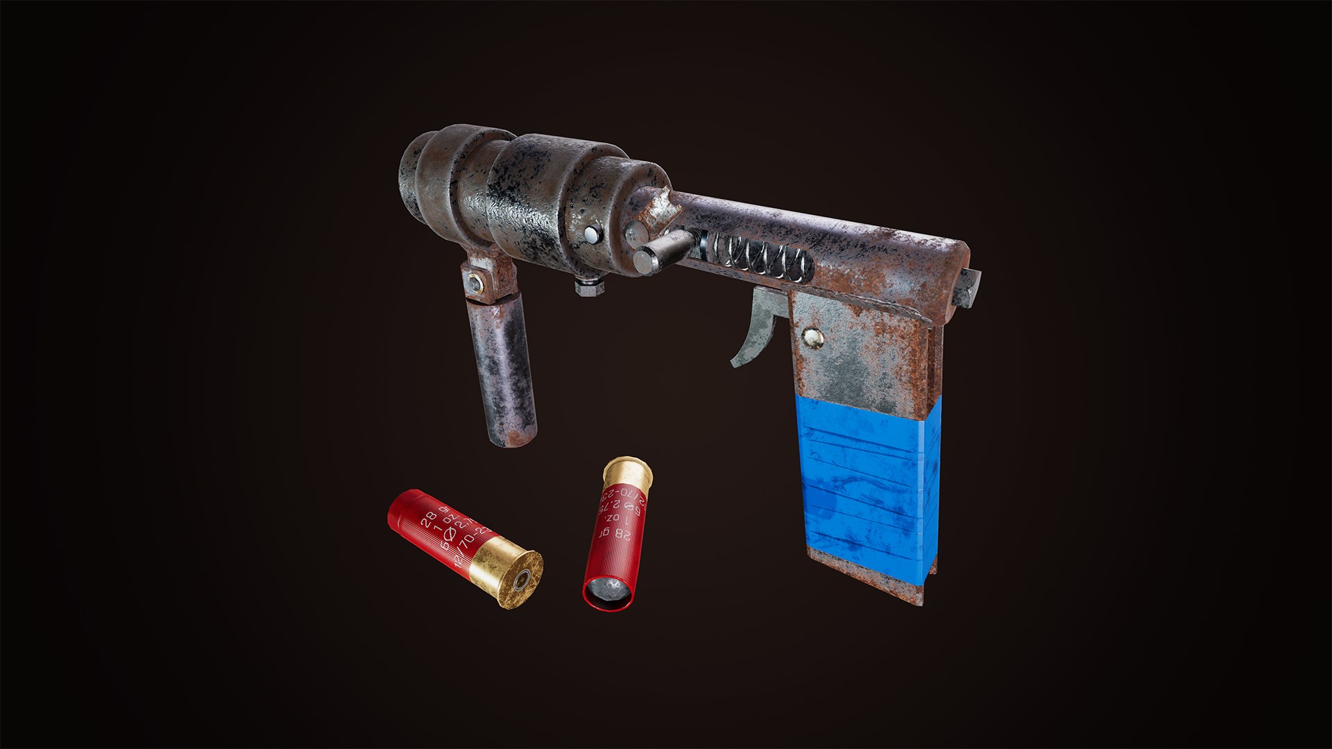 Self-Made Gun 3D Model - TurboSquid 1742416