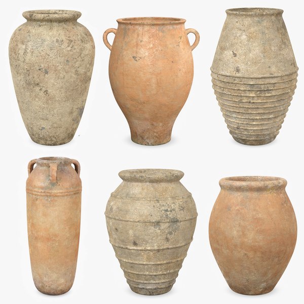 3D Broken Ceramic Pottery Set - TurboSquid 2153985