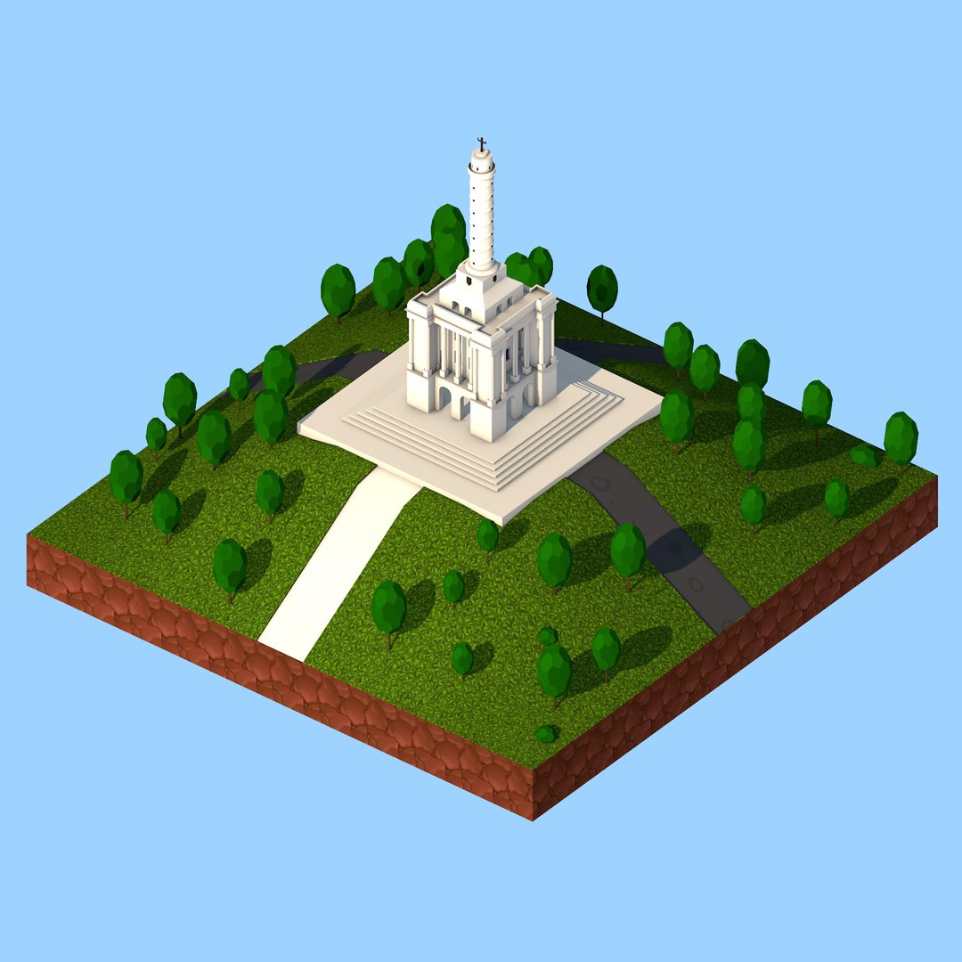 3D Santiago Monument - TurboSquid 2034152