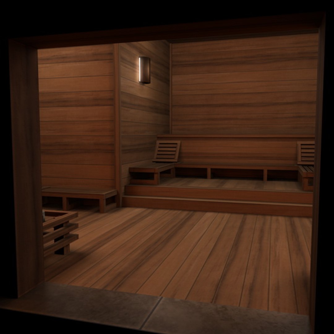 3d Polygonal Sauna