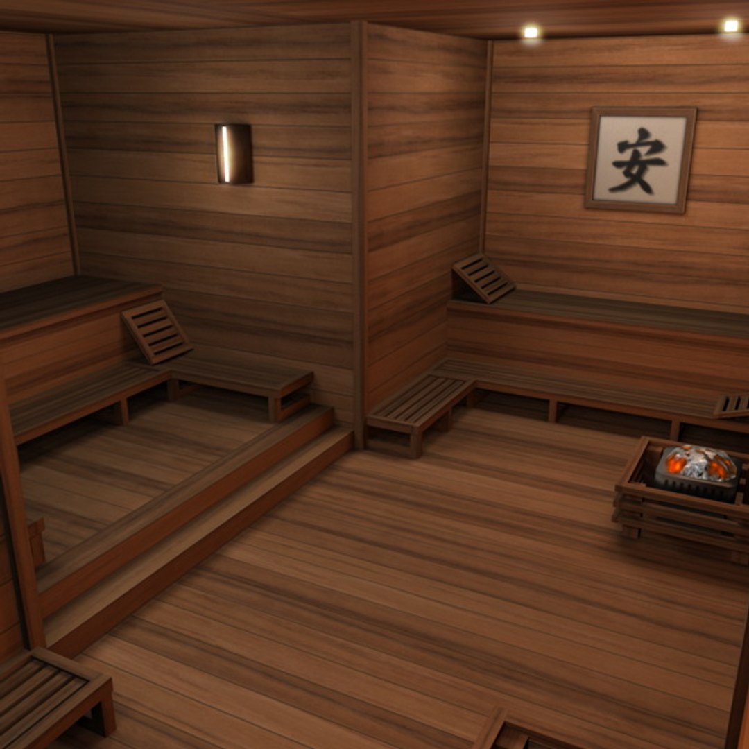 3d Polygonal Sauna