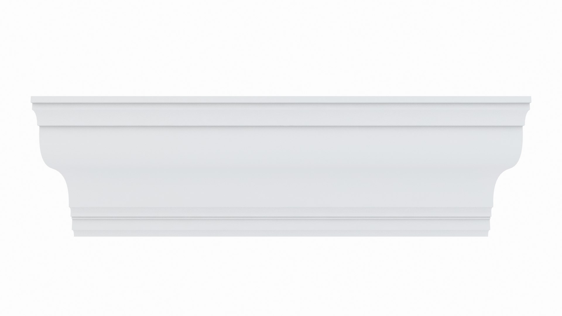 Cornice 111 Straight 3D - TurboSquid 2027195