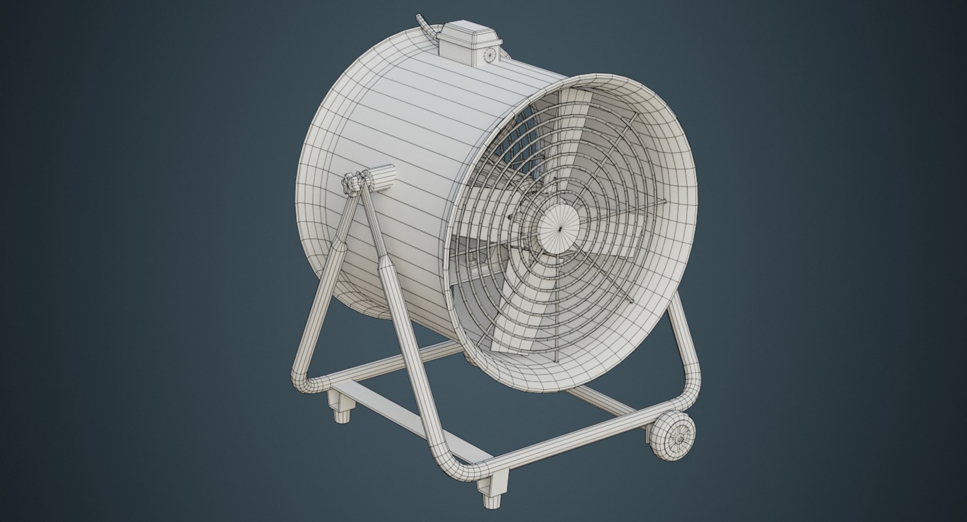 Industrial fan 1b 3D model - TurboSquid 1451484