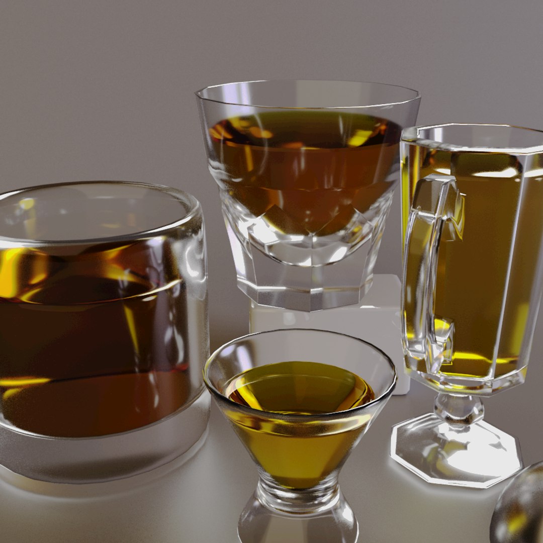 32 Glasses Bars 3D Model - TurboSquid 1413761