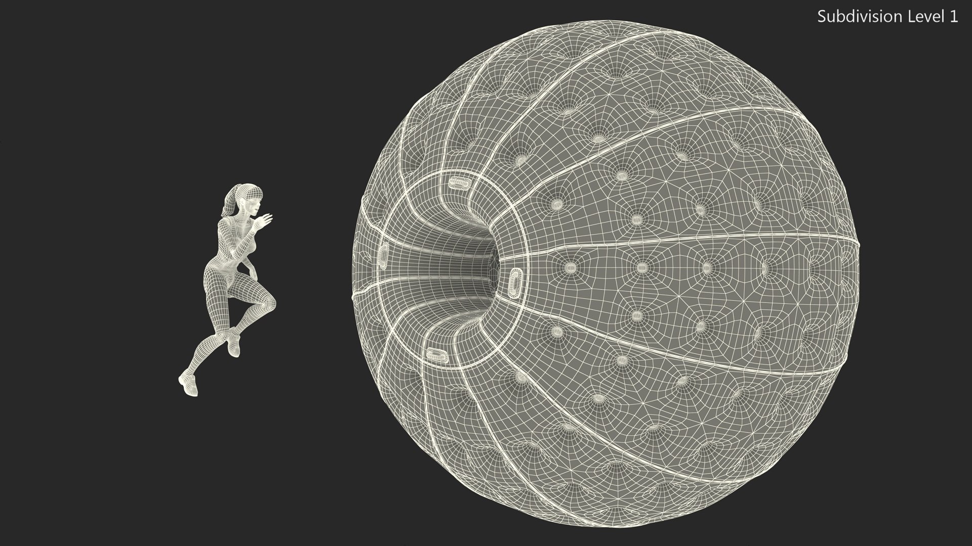 Zorb Balloon with Athlete 3D model - TurboSquid 2131868