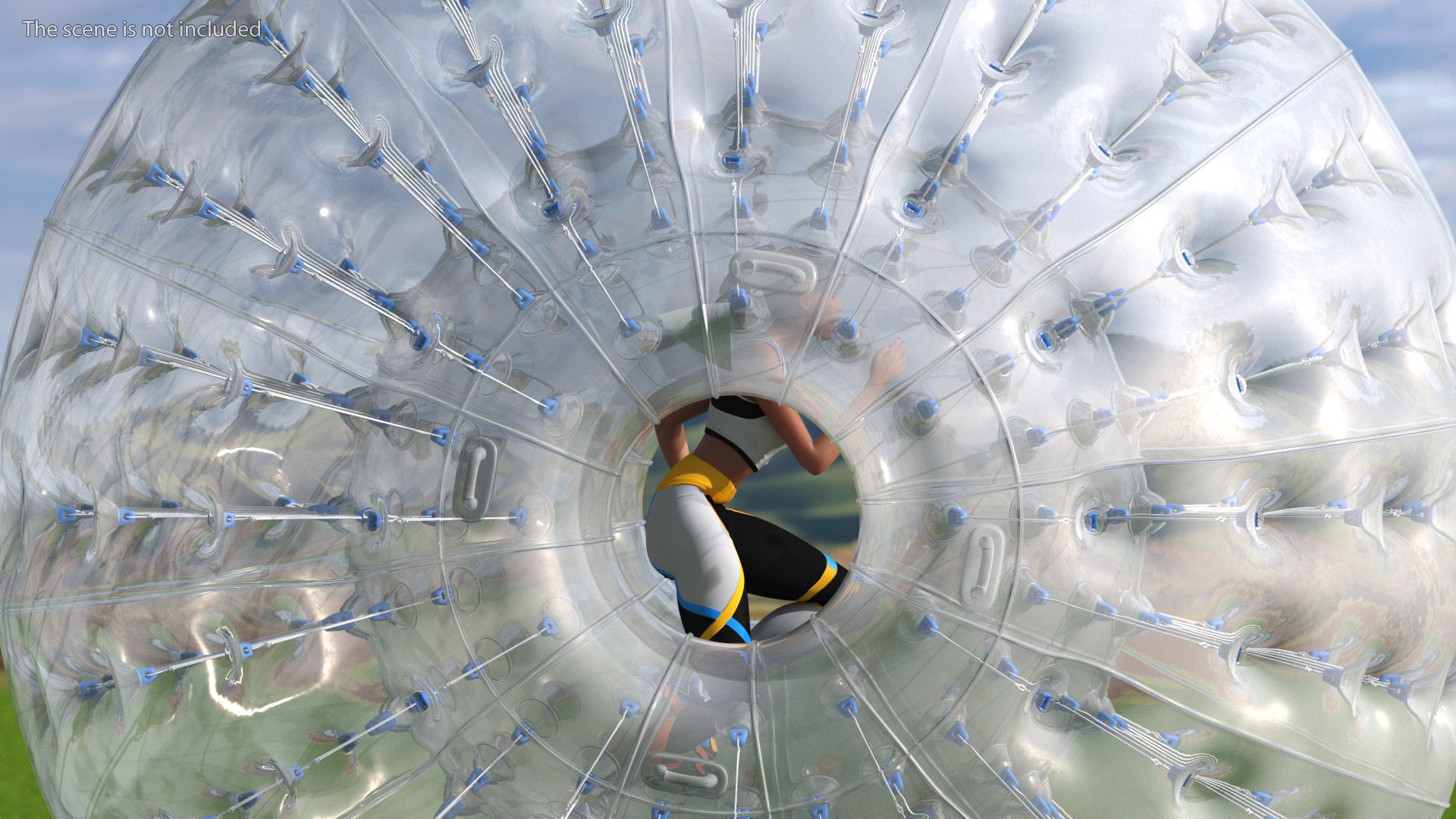 Zorb Balloon With Athlete 3D Model - TurboSquid 2131868