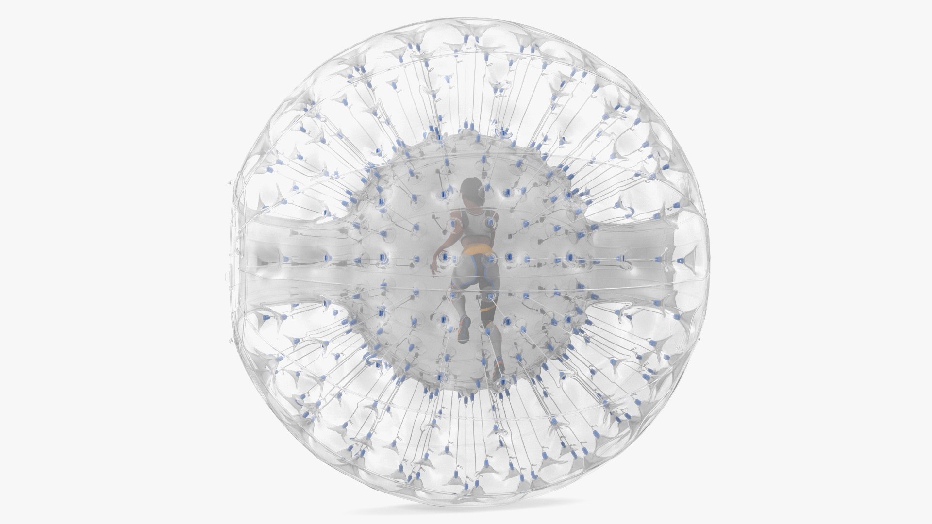Zorb Balloon With Athlete 3D Model - TurboSquid 2131868