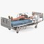 3D model Patient on Hospital Bed Rigged for Maya - TurboSquid 1862118