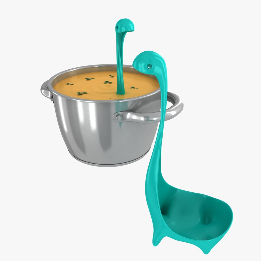 3d aluminium pan ladle