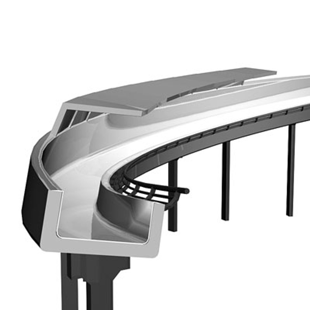 Bobsleigh Track 3d Model
