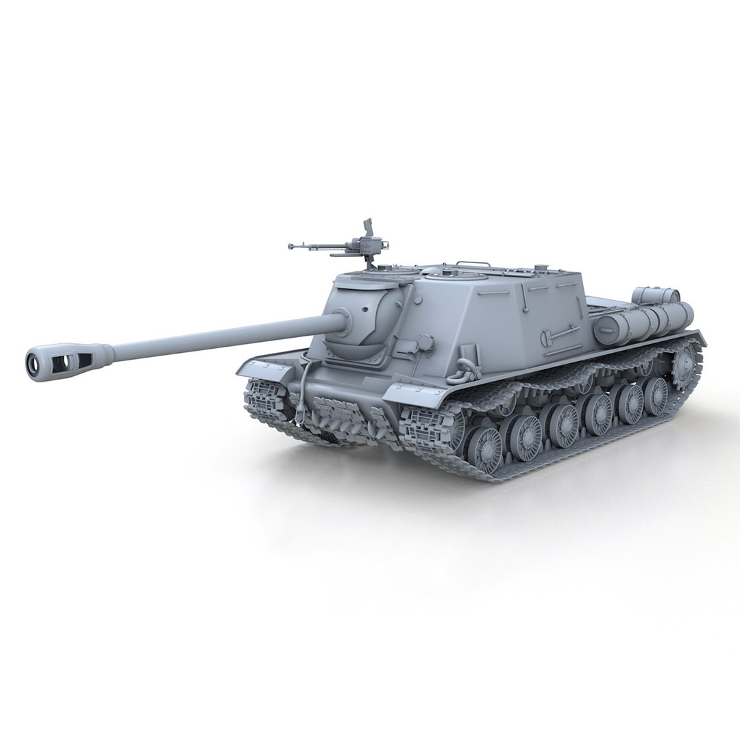 3D Model Isu-122s - Soviet Assault - TurboSquid 1483209