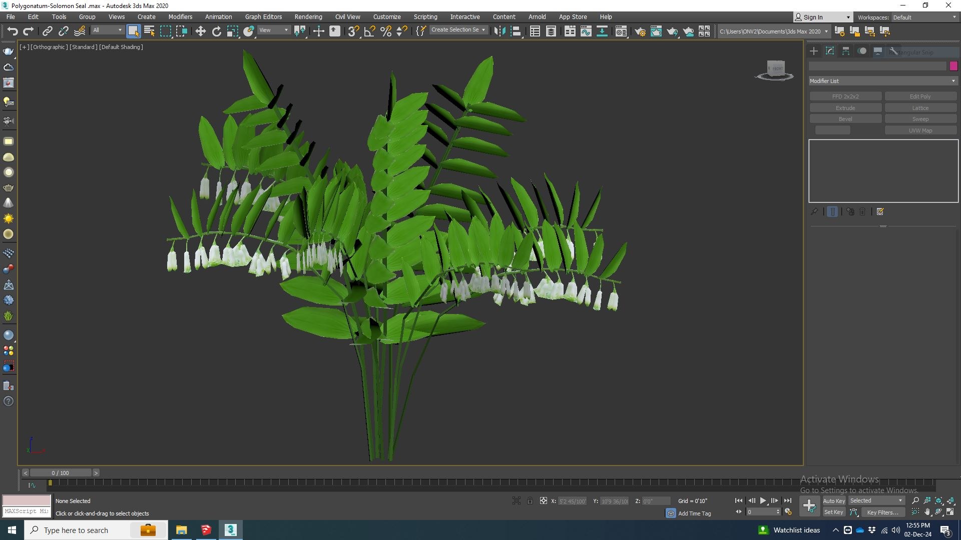 Polygonatum-Solomon Seal 3D Model - TurboSquid 2325567