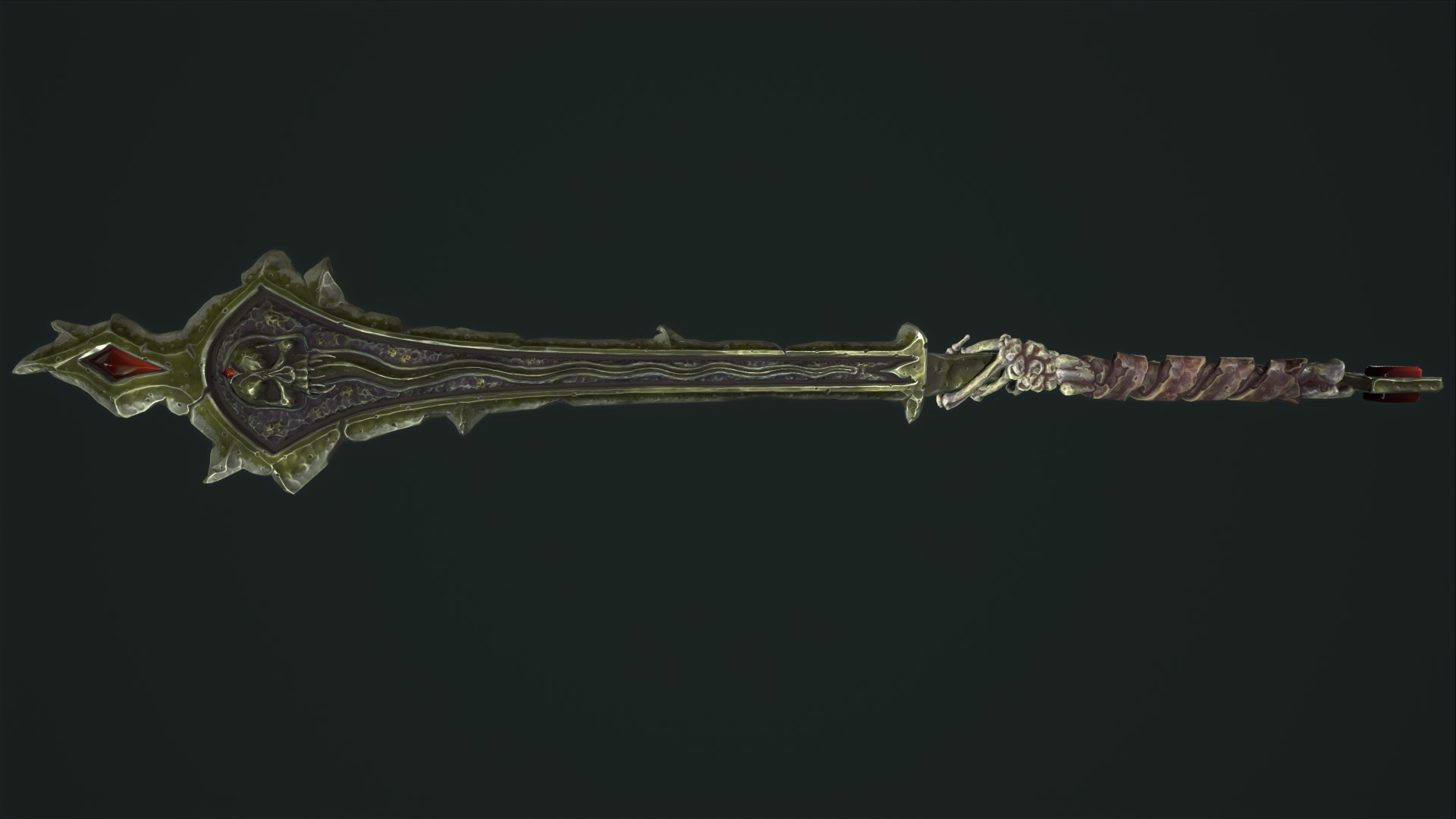 3D Fantasy Undead Weapons - TurboSquid 1996889