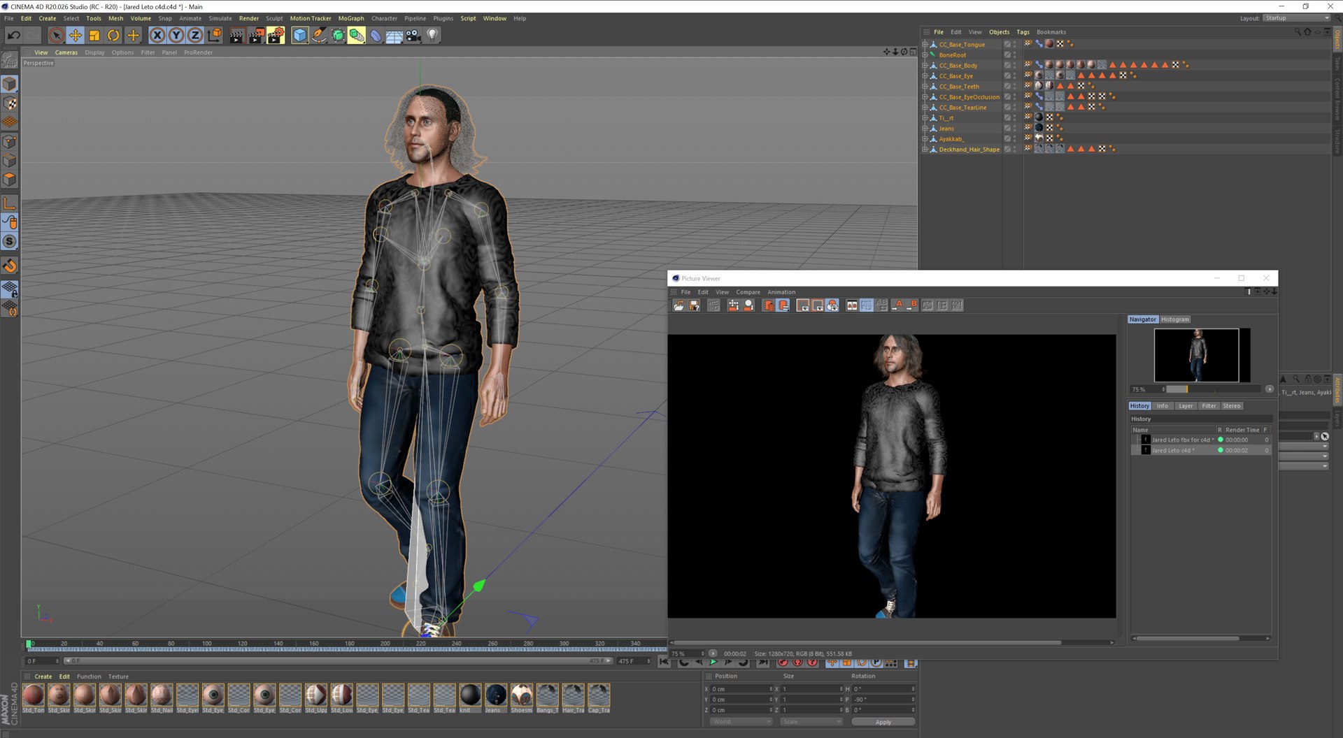 3D Model Jared Leto 3D Rigged Model Ready For Animation - TurboSquid ...
