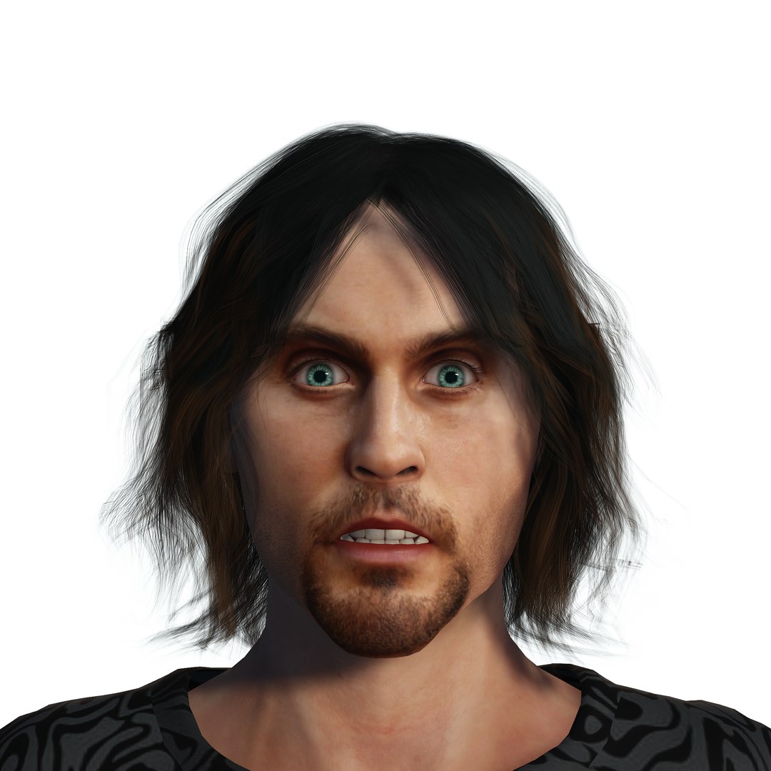 3D Model Jared Leto 3D Rigged Model Ready For Animation - TurboSquid ...