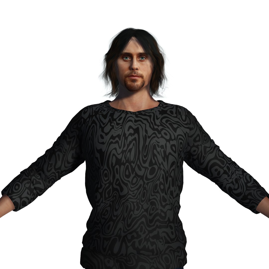 3D Model Jared Leto 3D Rigged Model Ready For Animation - TurboSquid ...