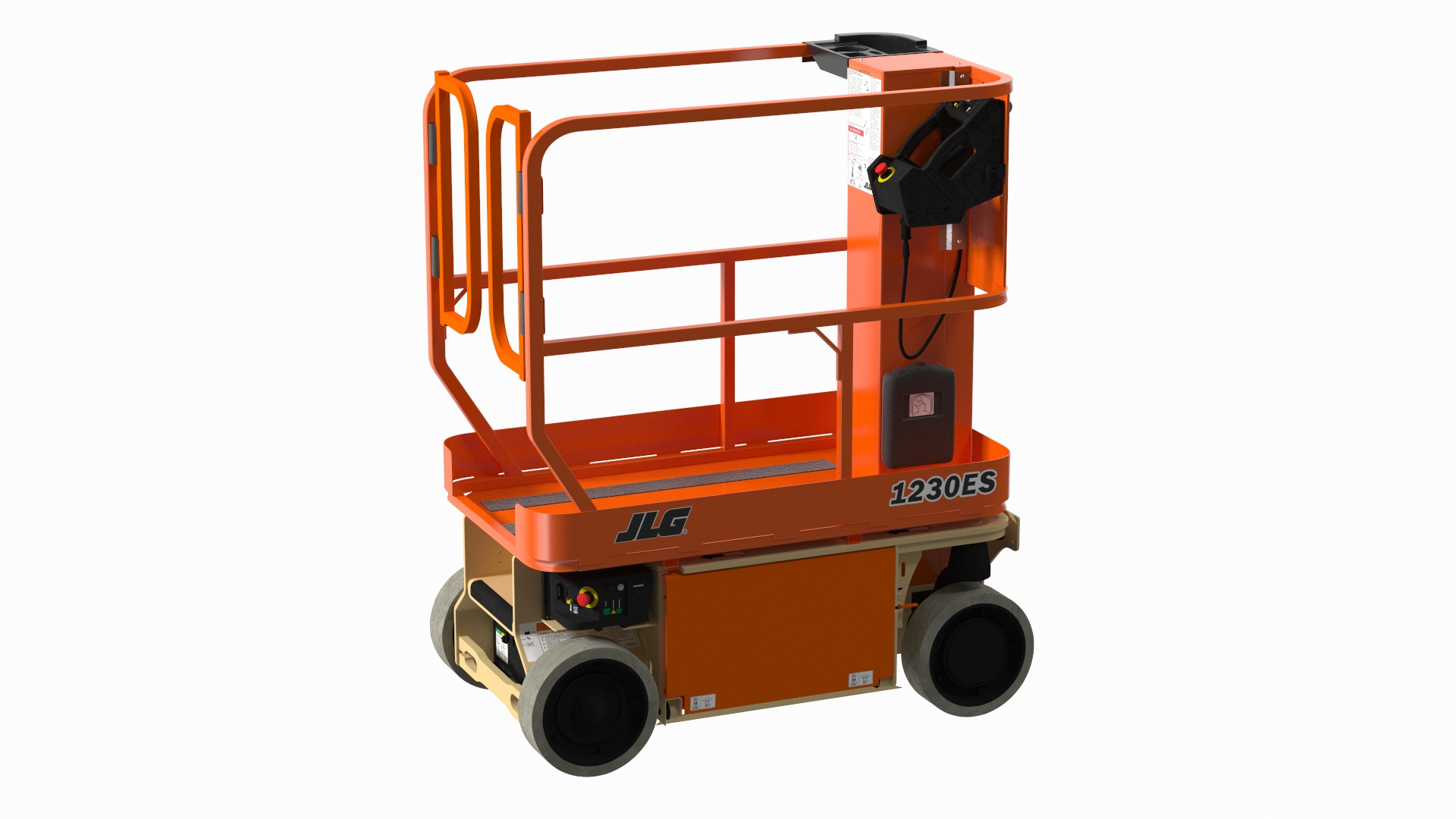 3D Model JLG 1230ES Vertical Mast Lift New Rigged - TurboSquid 1870745