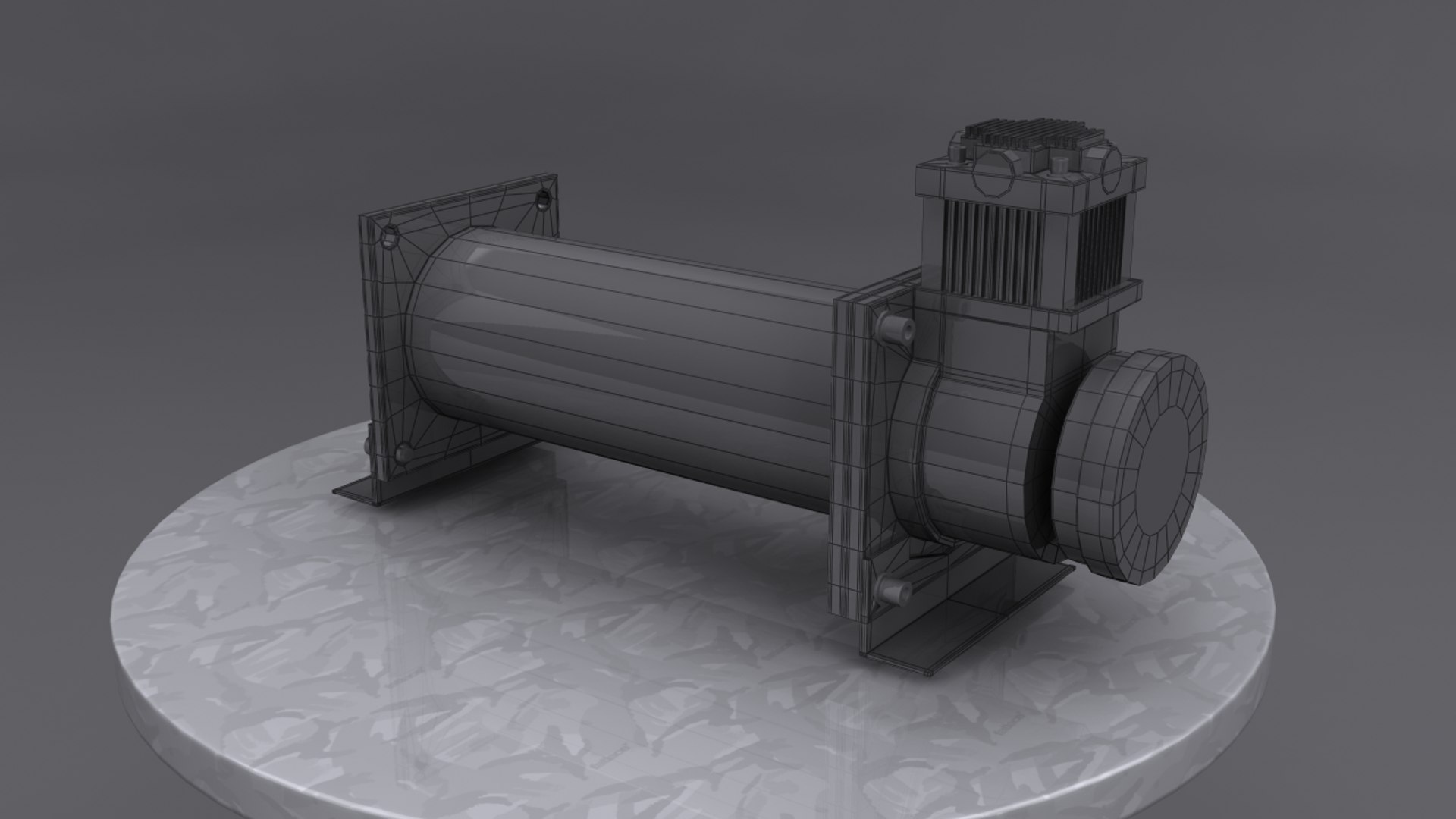 Air Compressor Ride 3d Model
