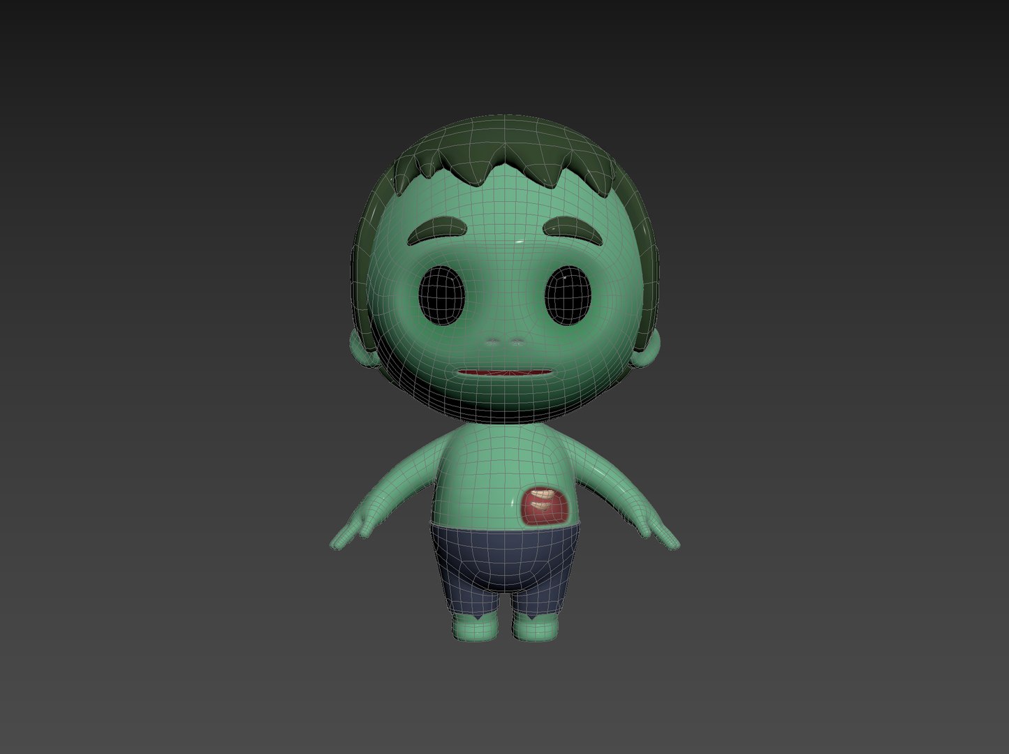 3D Zombie Character - TurboSquid 1704135