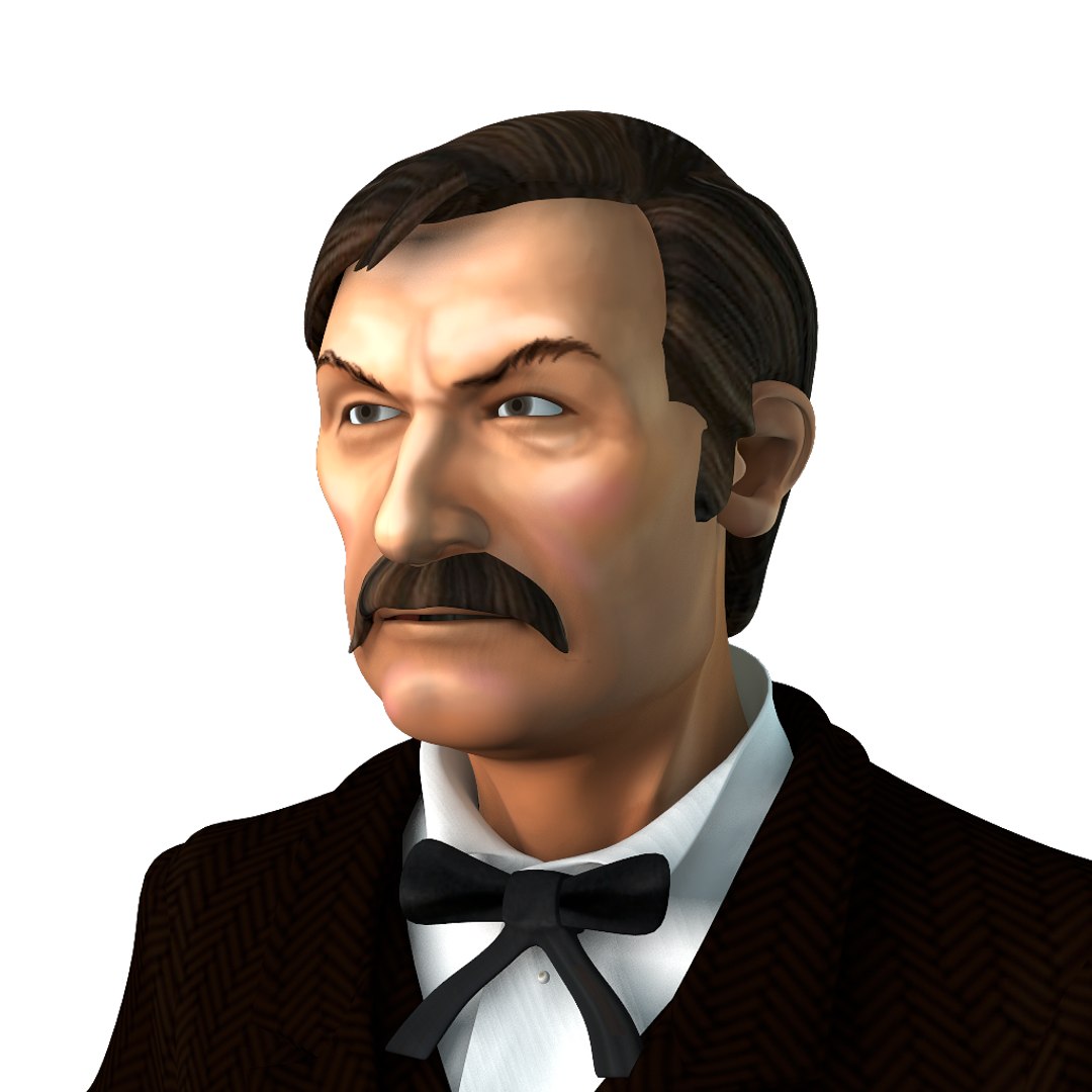 Gunfighter Dallas Stoudenmire 3D Model - TurboSquid 1205271