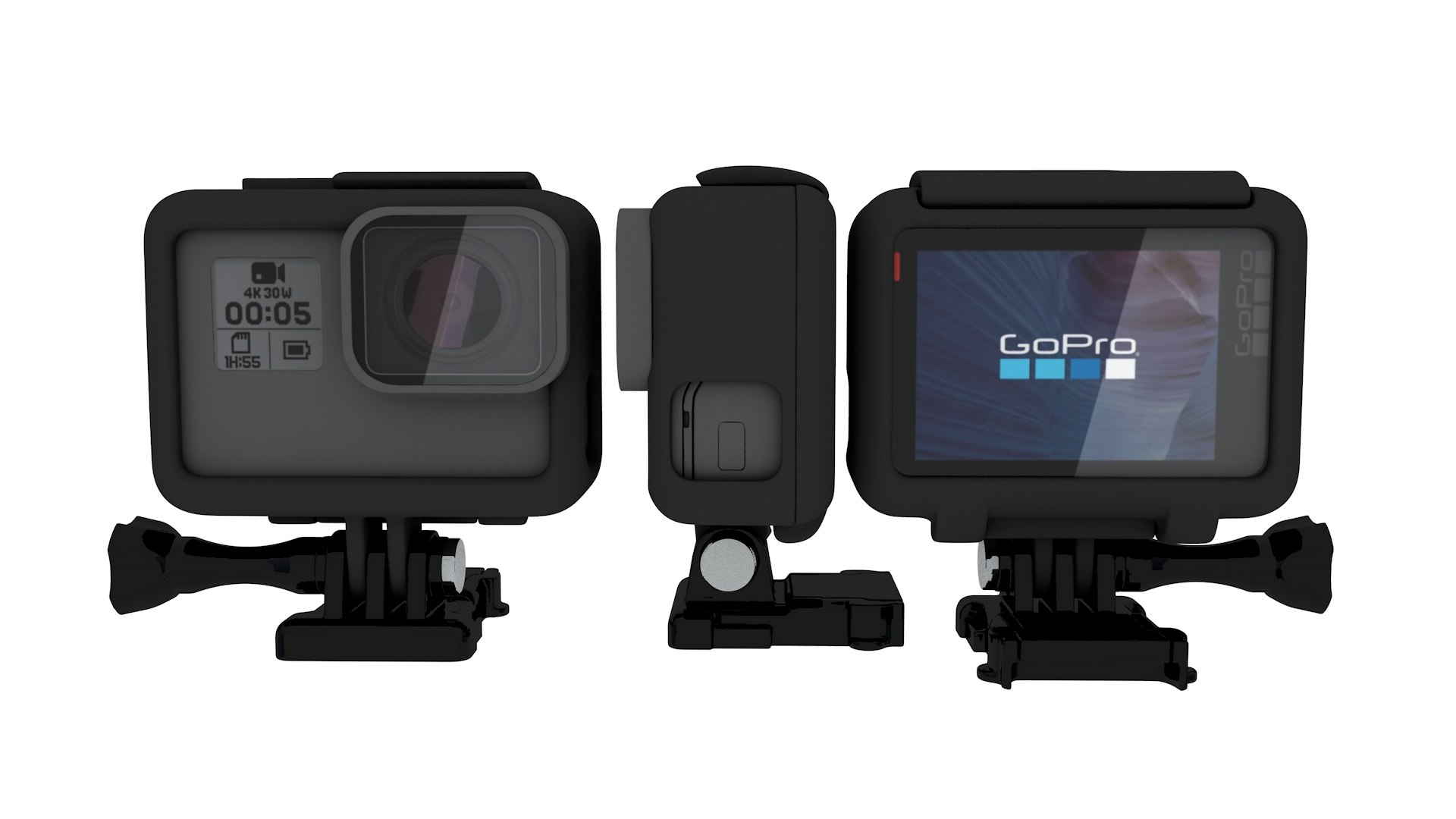 3D GoPro 3D Model - TurboSquid 1730051