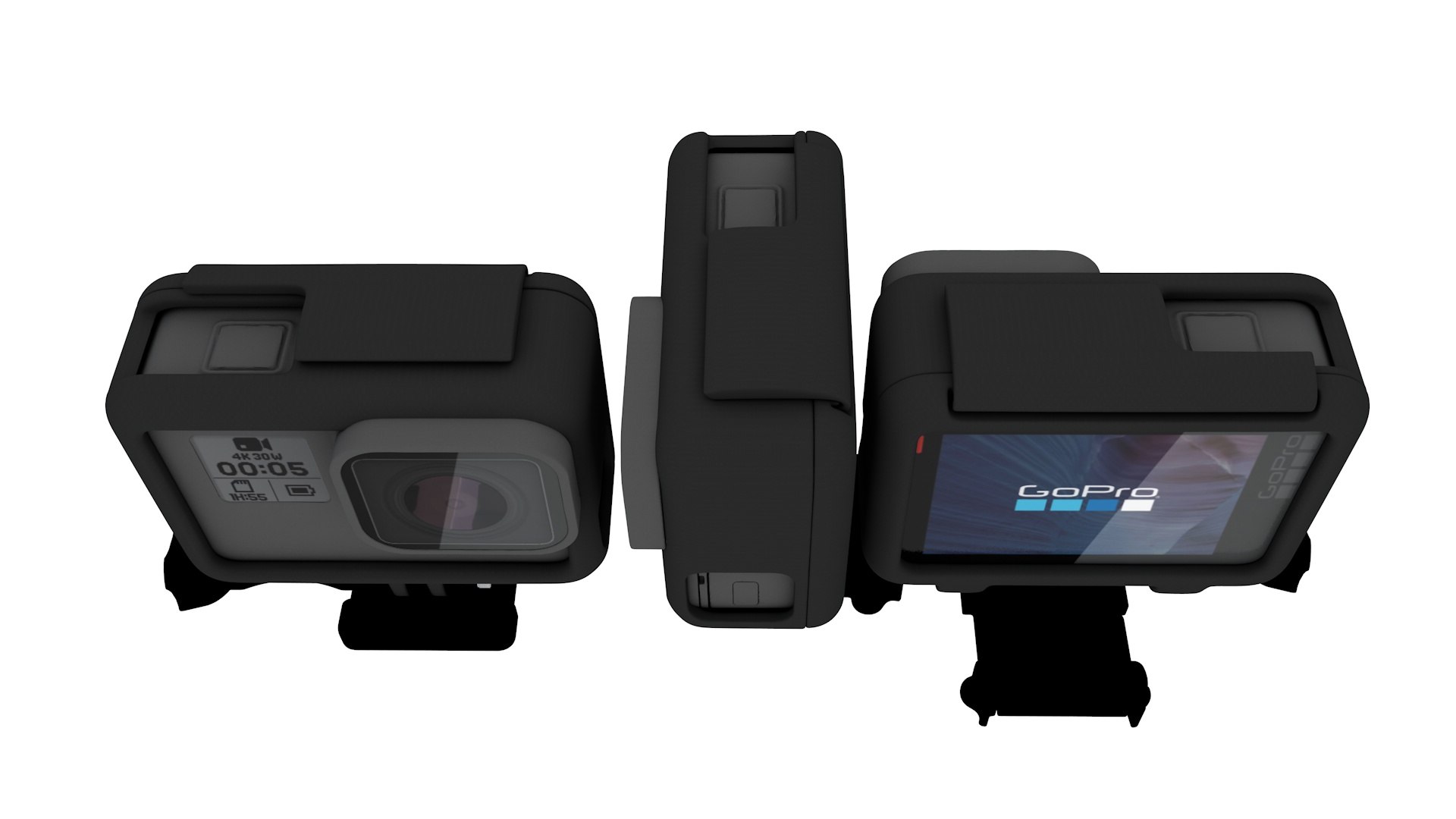 3D GoPro 3D Model - TurboSquid 1730051