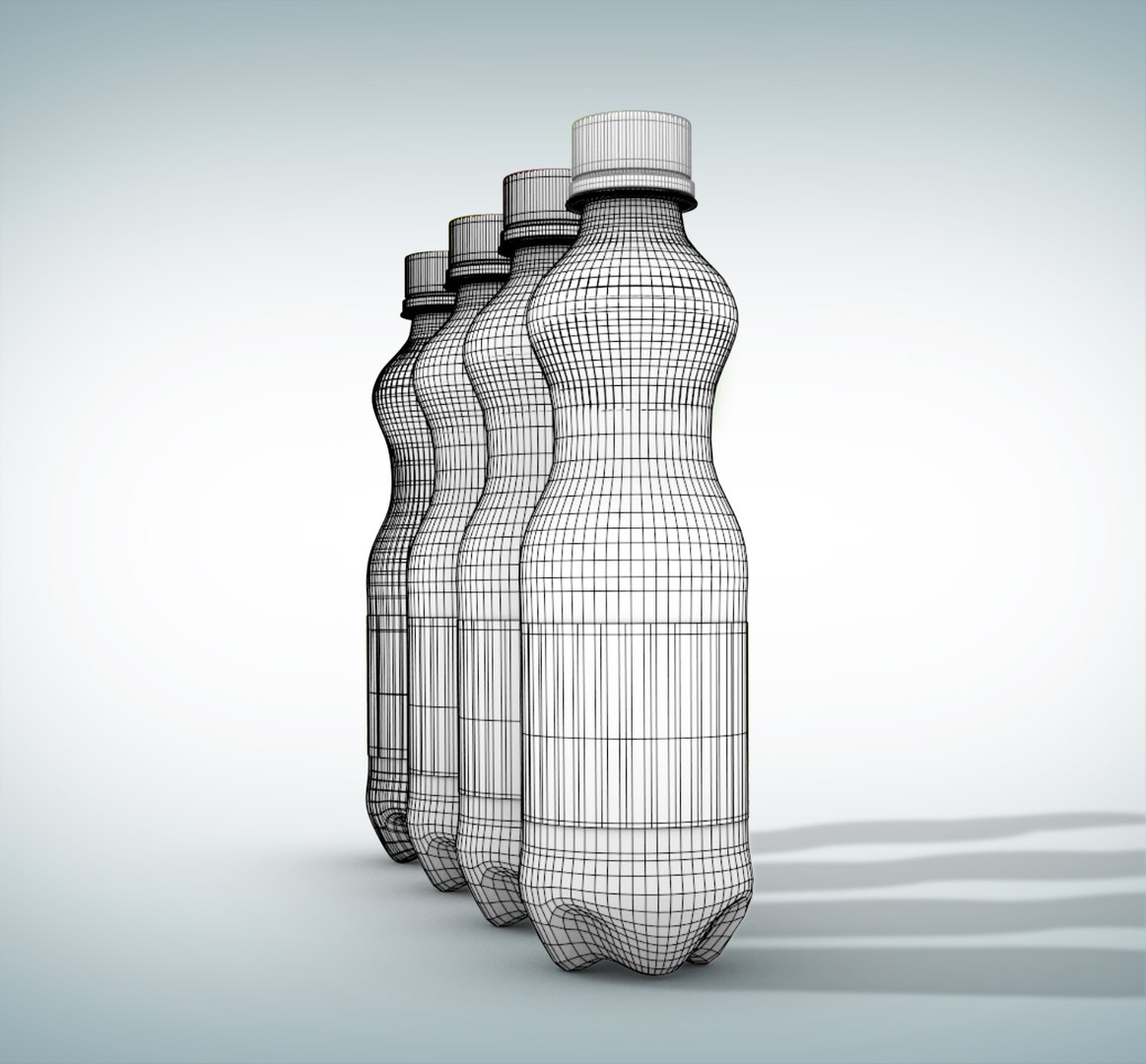 Fanta Bottles 3D Model - TurboSquid 1167985