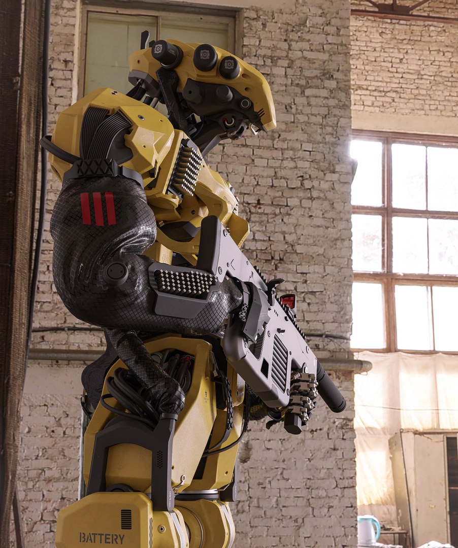 Interceptor Robot Character Unreal Model - TurboSquid 1409896