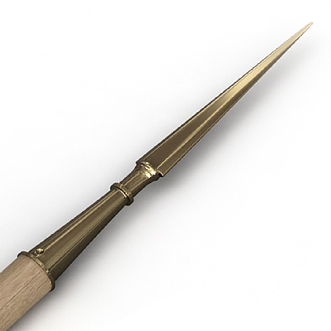 Greek Spear 3d Model