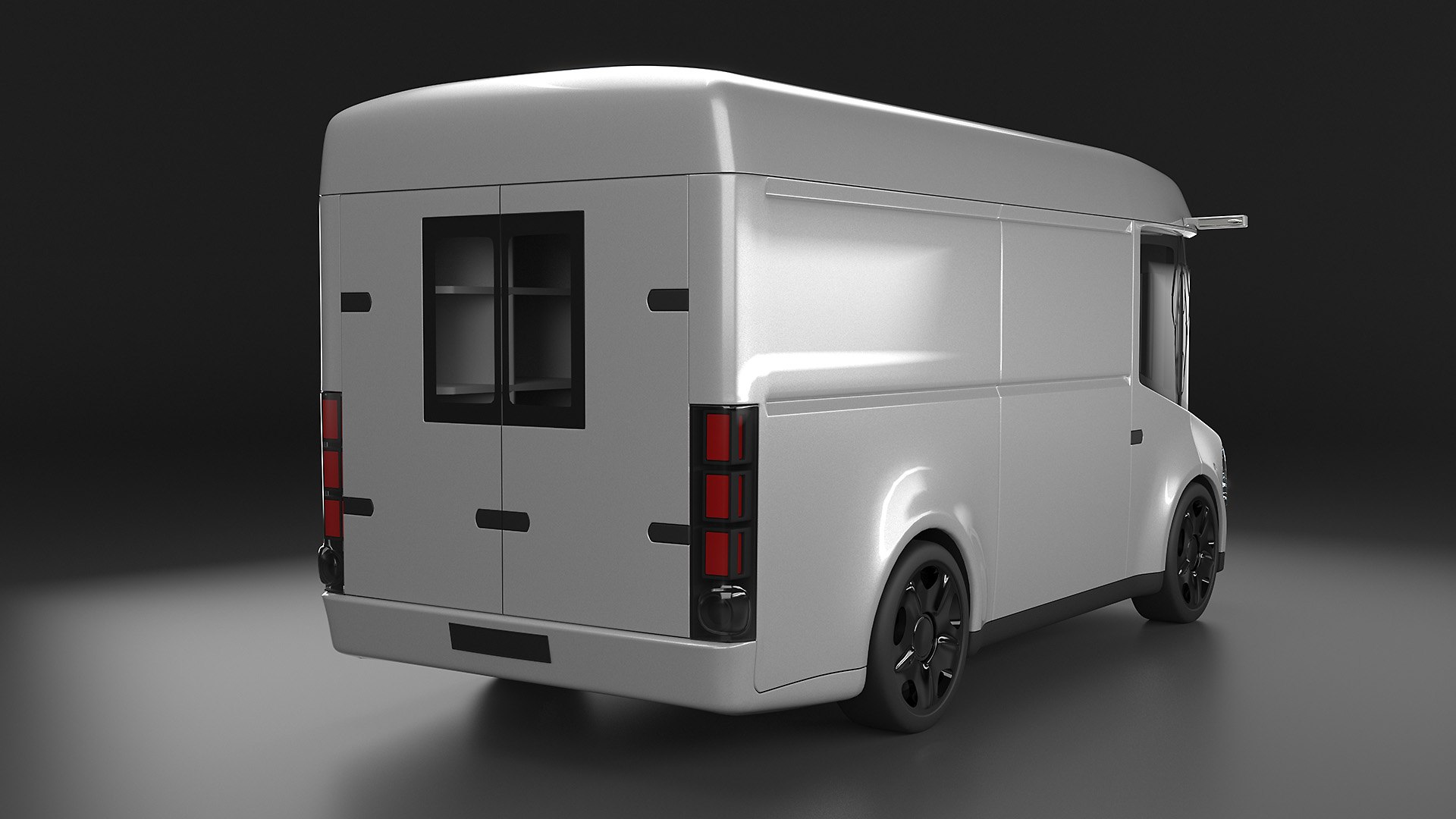 3D Generic Electric Delivery Truck Model - TurboSquid 1960798