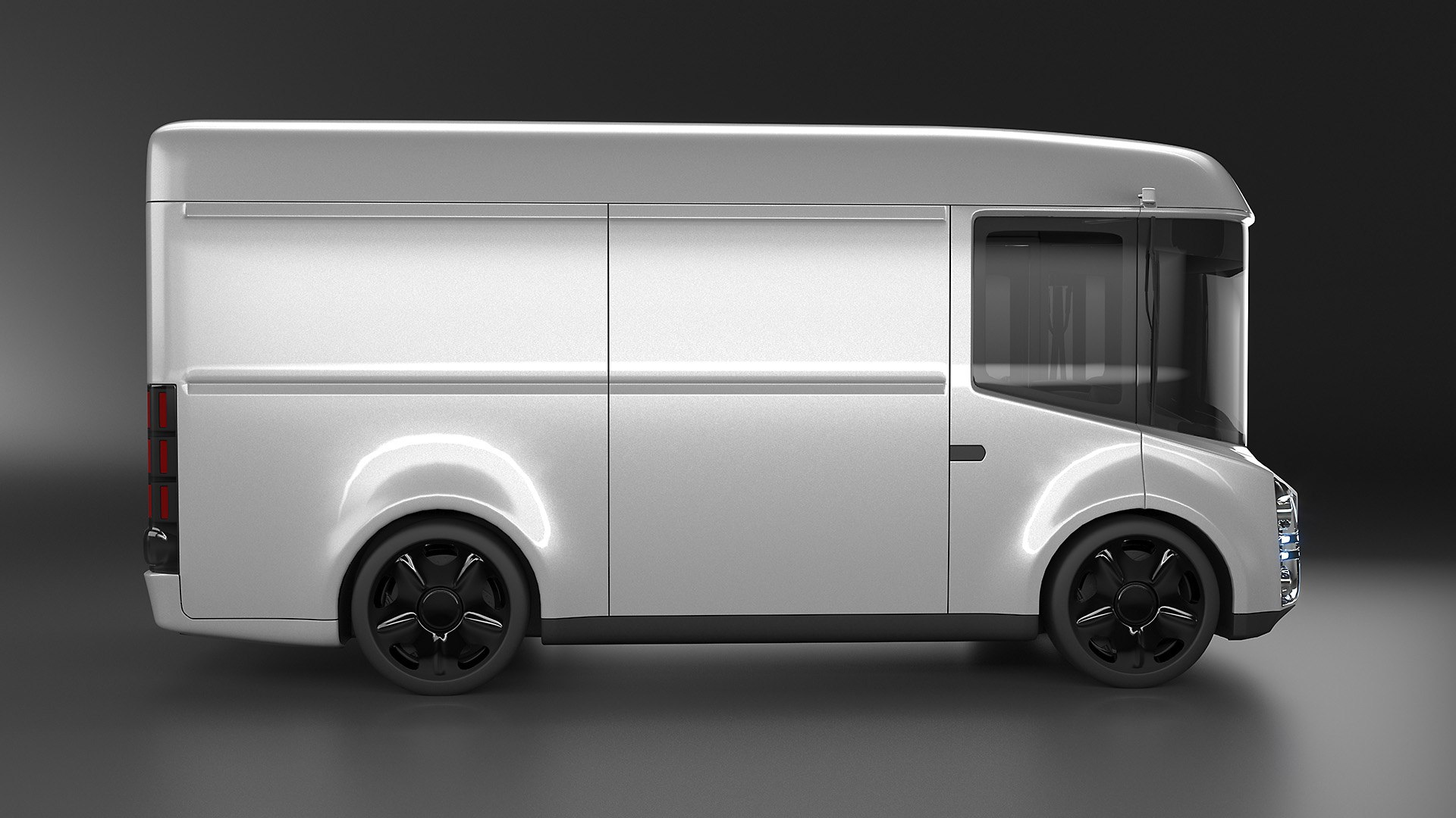 3D Generic Electric Delivery Truck Model - TurboSquid 1960798