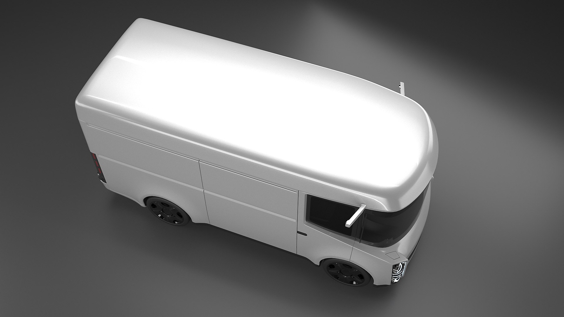 3D Generic Electric Delivery Truck Model - TurboSquid 1960798