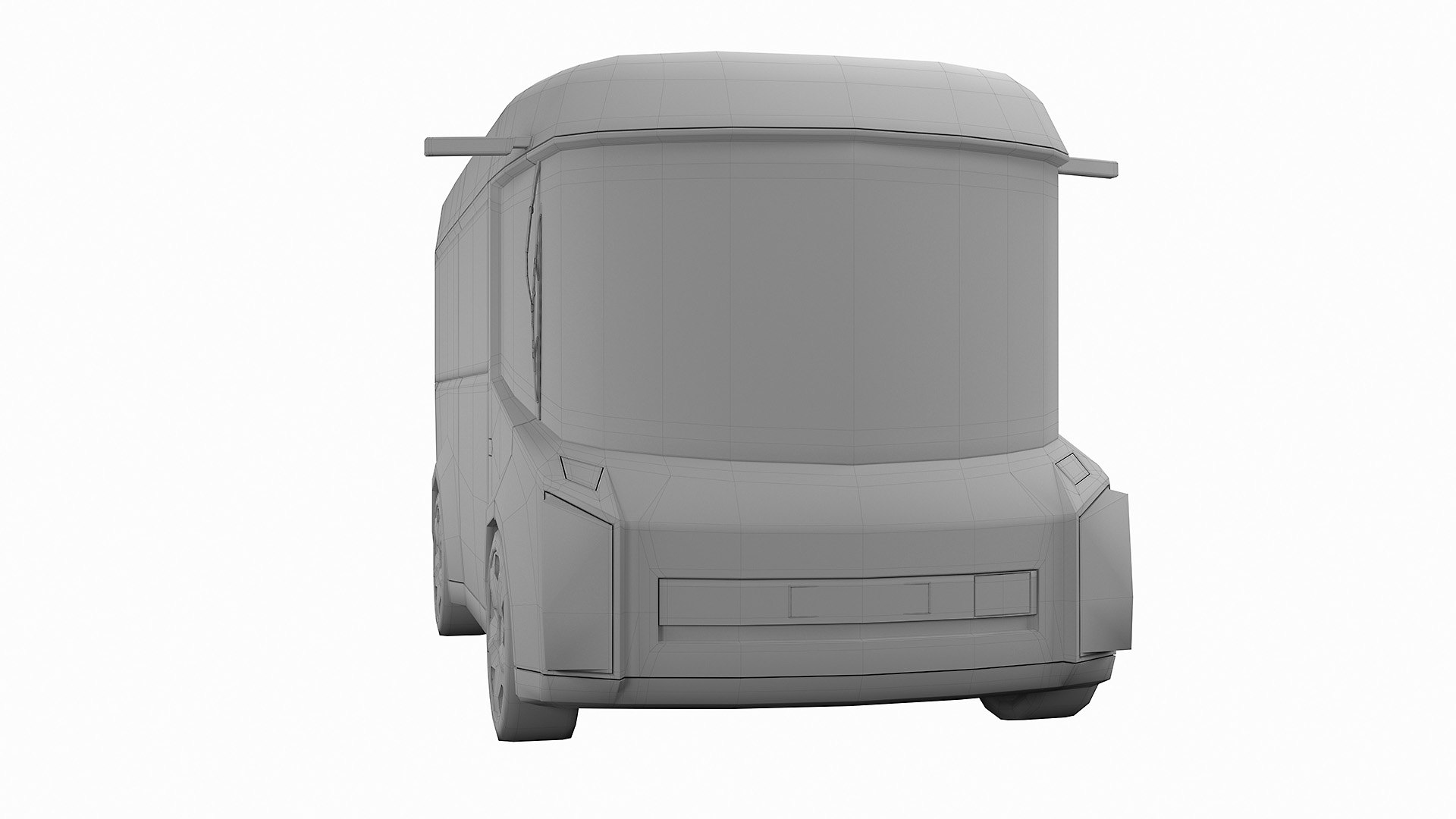 3D Generic Electric Delivery Truck Model - TurboSquid 1960798