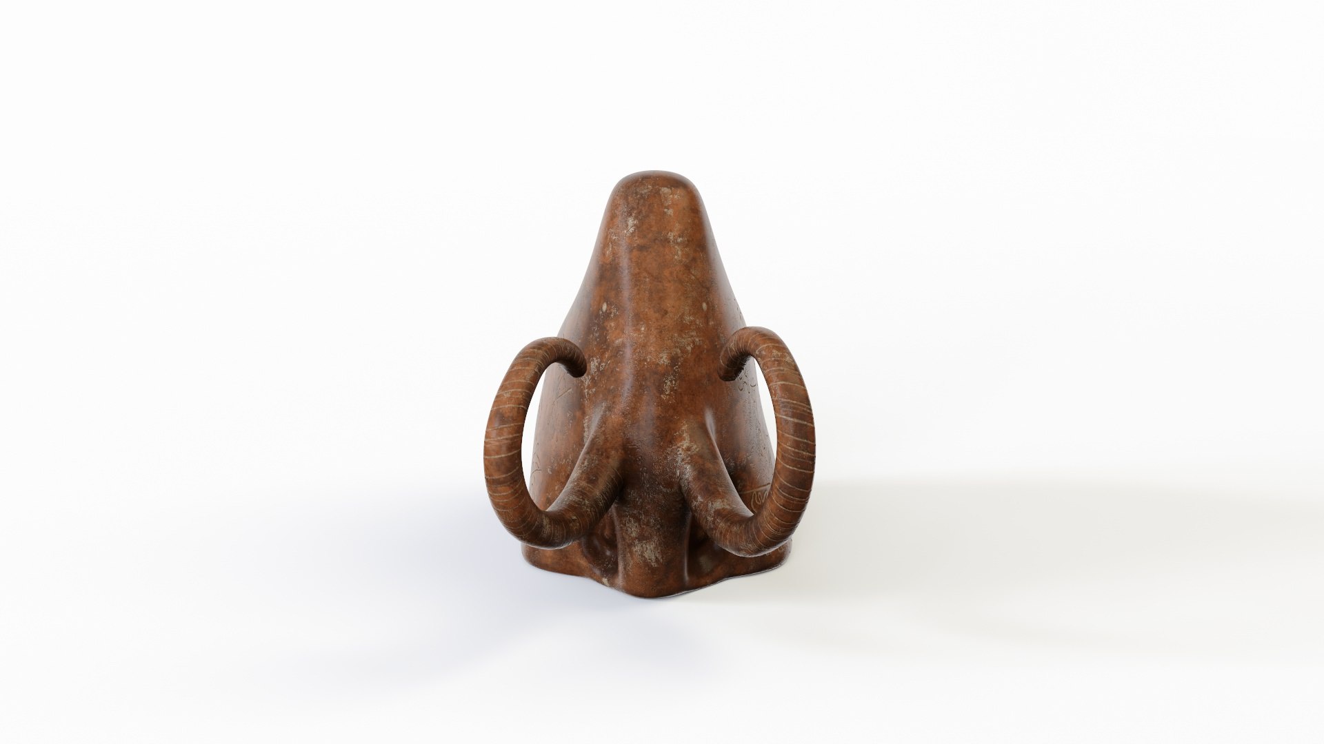 Clay Mammoth Figurine 3D Model - TurboSquid 1785839