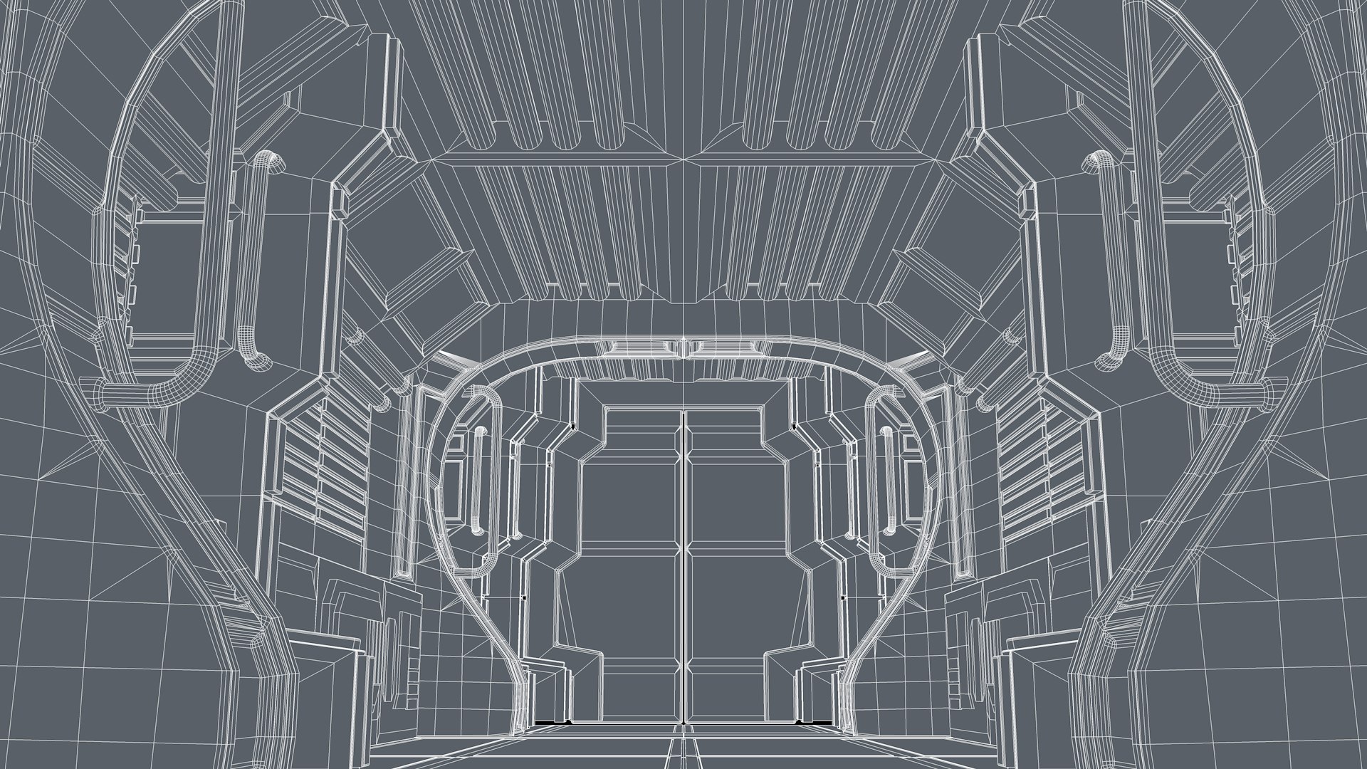 Sci Fi Corridor 3D Model - TurboSquid 1581870