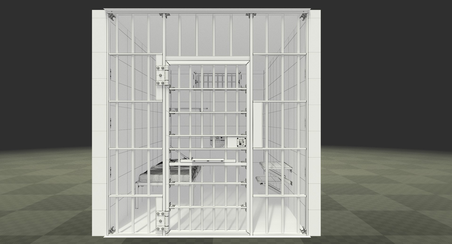 3D model old prison cell - TurboSquid 1246592