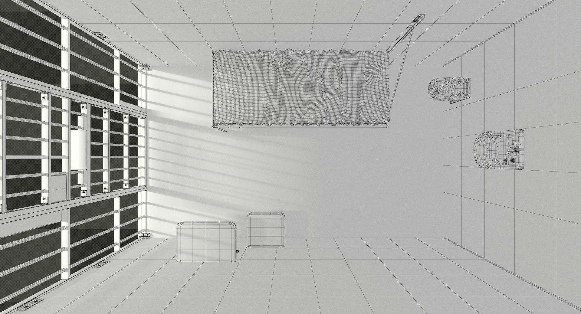 3D model old prison cell - TurboSquid 1246592