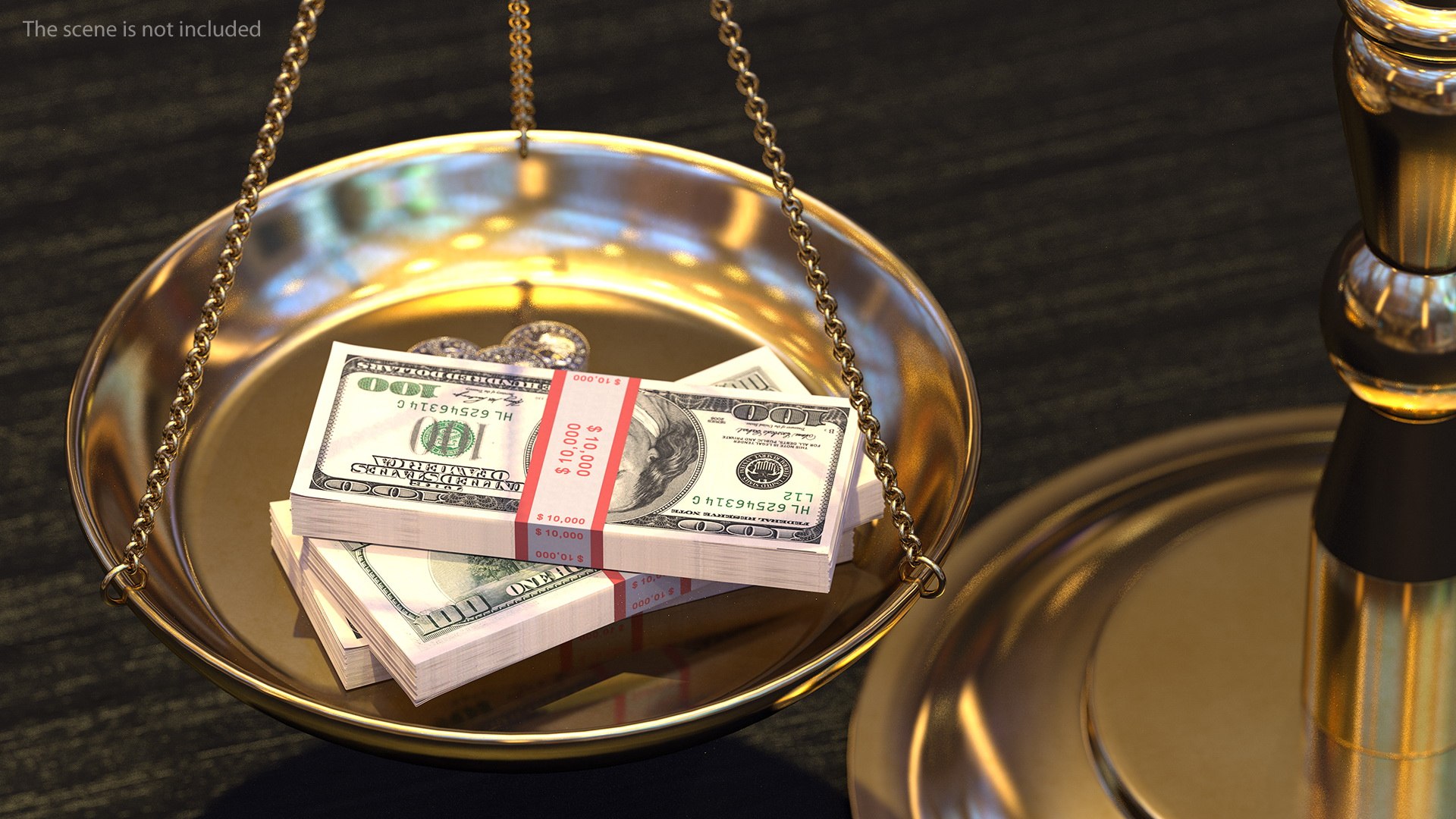 3D Model Time Money Scales Modeled - TurboSquid 1554449