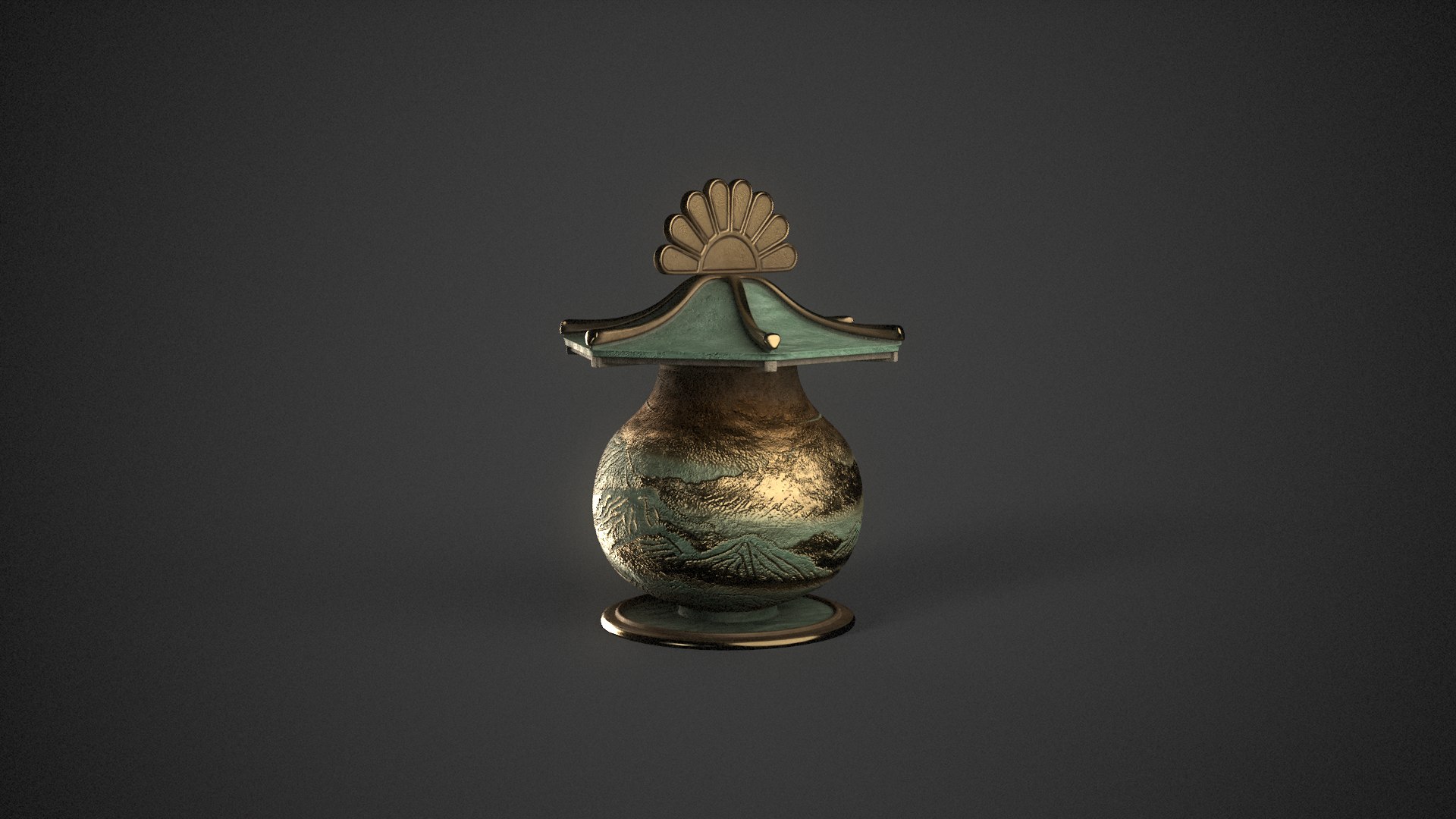 Chinese Pot 3D Model - TurboSquid 2350967